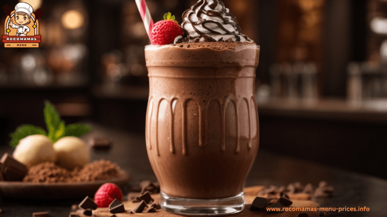 Milkshake Rocomamas Menu & Prices 2023